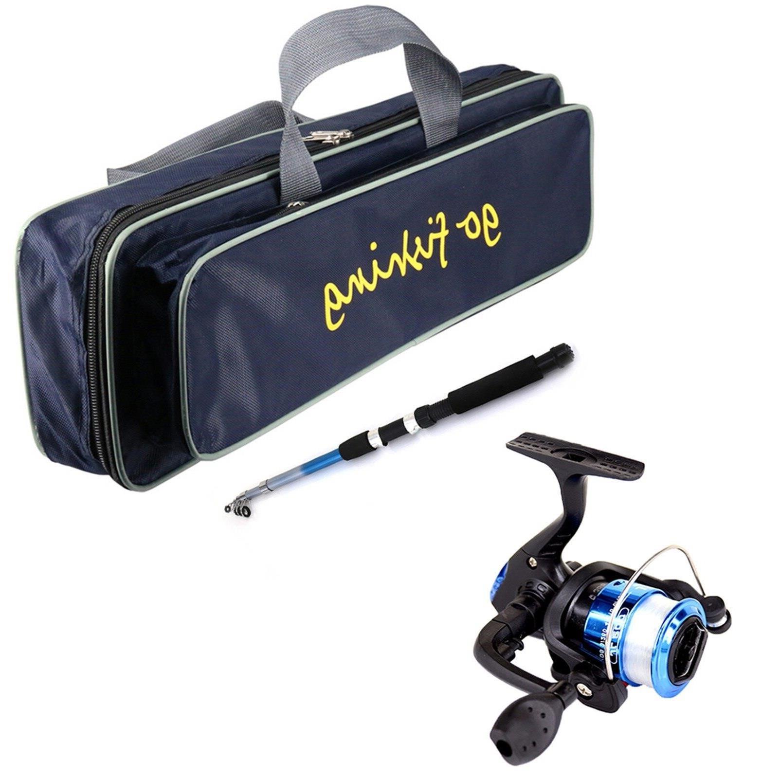 Pradedančiųjų vaikiškų meškerių rinkinys Lengvas nešiojamas ...